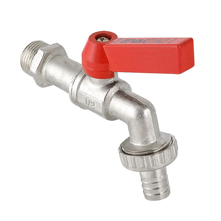 Кран водоразборный Valtec 1/2" со штуцером VT.051.N.04 Кран шаровой ...